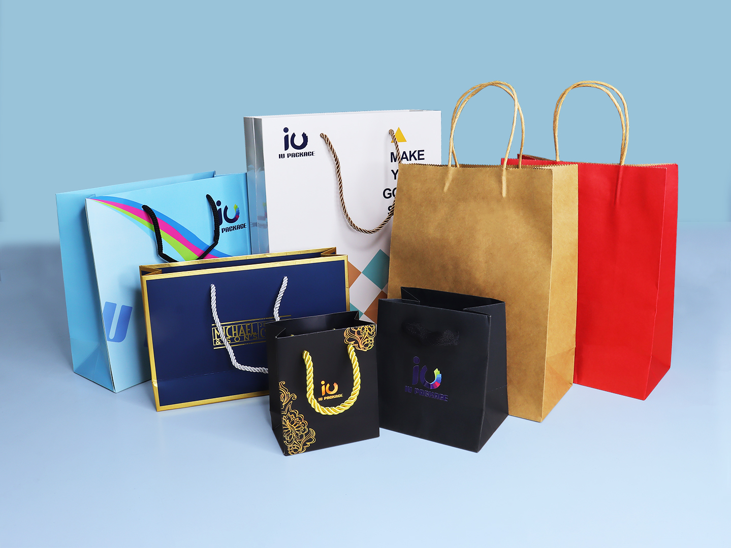 paper box packaging box paper bag package label IU Package